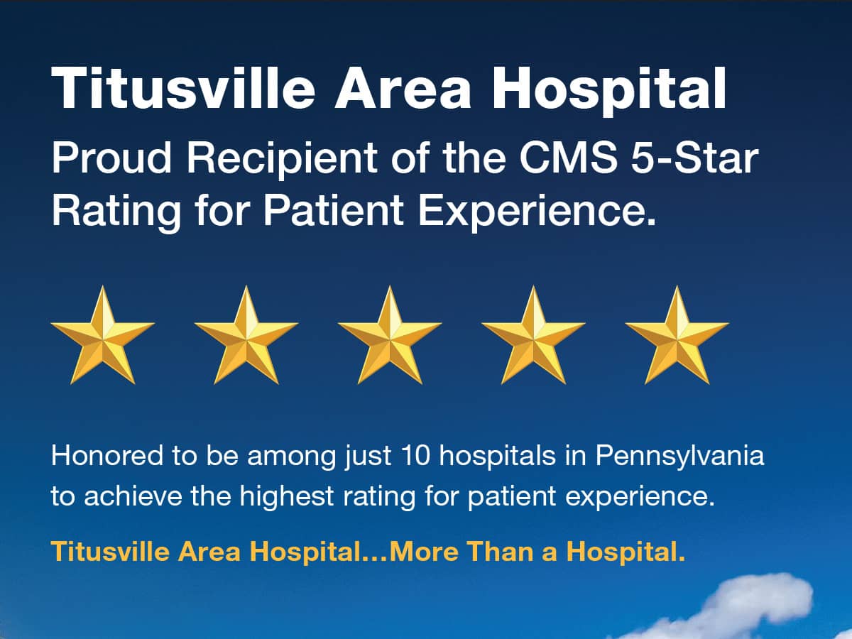 Titusville Area Hospital Earns Prestigious CMS 5-Star Rating for ...